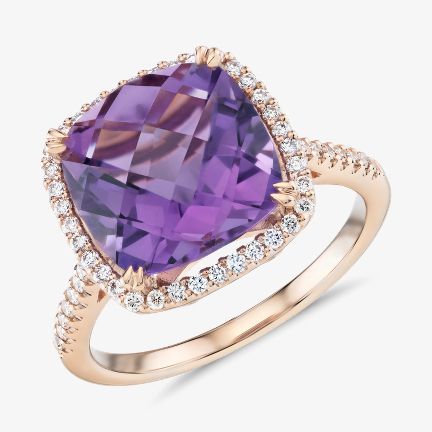Amethyst Engagement Rings | Blue Nile